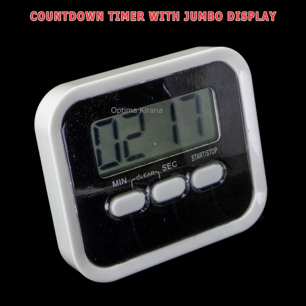 Jual COUNT DOWN TIMER DIGITAL LCD ALARM Jam TIMER MASAK Magnet Portable ...