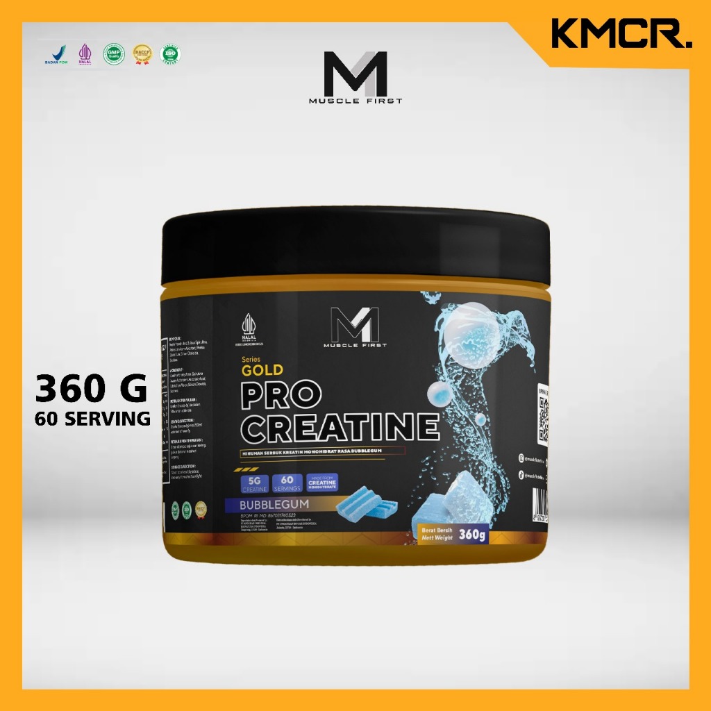 Jual MUSCLE FIRST M1 PRO CREATINE 360gr SUPLEMEN GYM FITNESS - KMCR ...