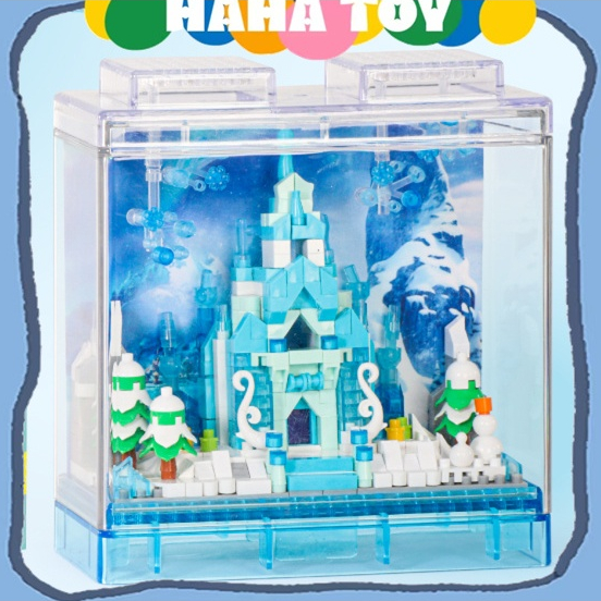 Jual HAHA TOY Bricks Kastil 3D Puzzle Model Bangunan Architecture Nano ...