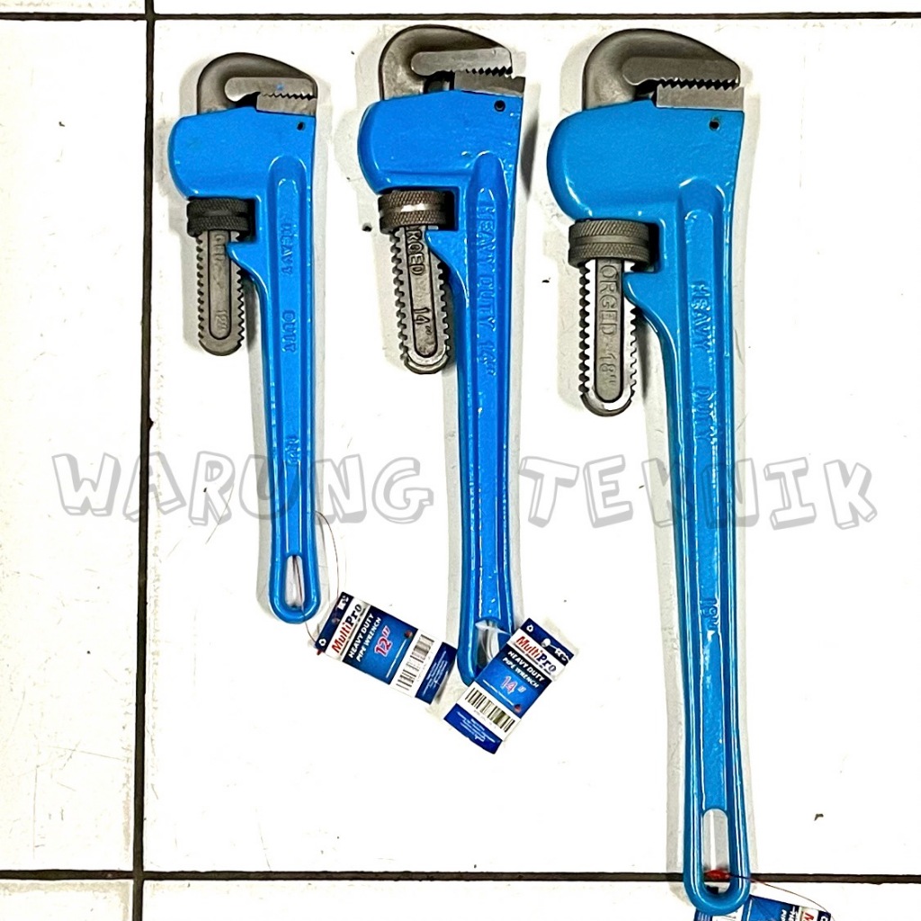 Jual MULTIPRO HEAVY DUTY PIPE WRENCH - KUNCI PIPA - KUNCI MONYET 12 14 ...
