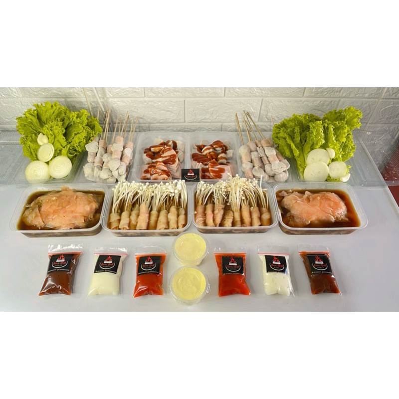 Jual PAKET DOUBLE SPESIAL AYAM + 2 CHICKEN ENOKI || GRILL BBQ || PAKET ...