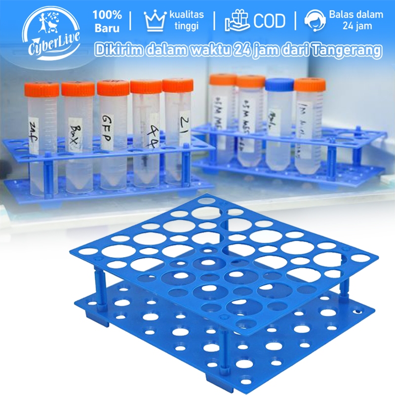 Jual Centrifuge Tube Rack For 10/15/50ml Centrifuge Tubes PP | Rak ...