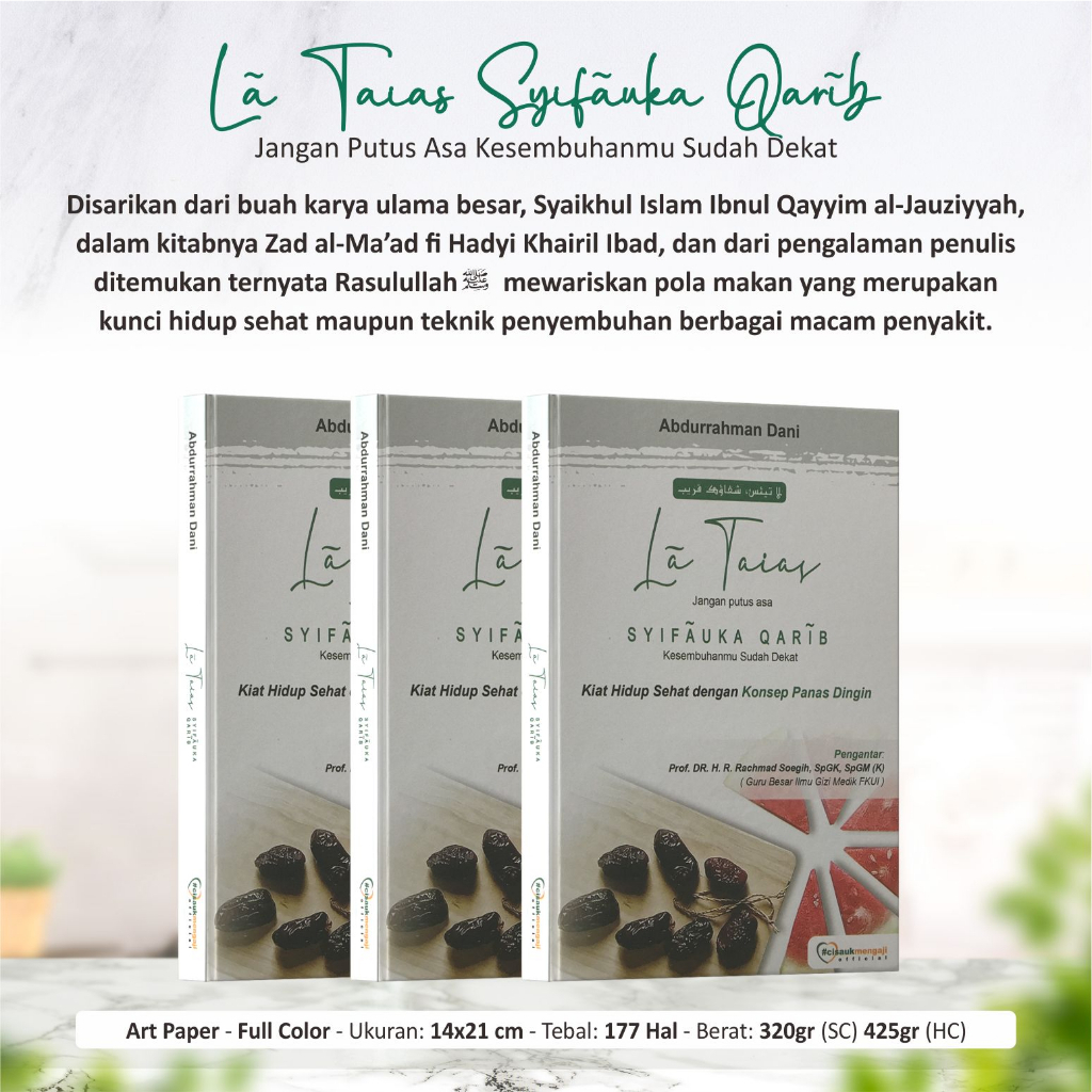 Jual [L+] FULL COLOR , ORIGINAL !! La Taias Syifauka Qarib Kiat Hidup ...