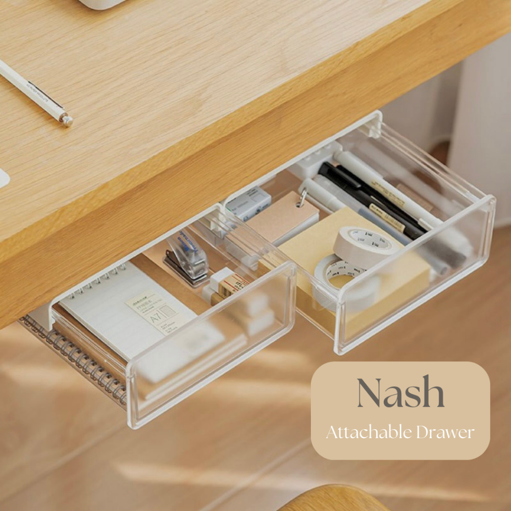 Jual NASH Storage Box Laci Tempel Bawah Meja / Tempat Kotak Penyimpanan ...
