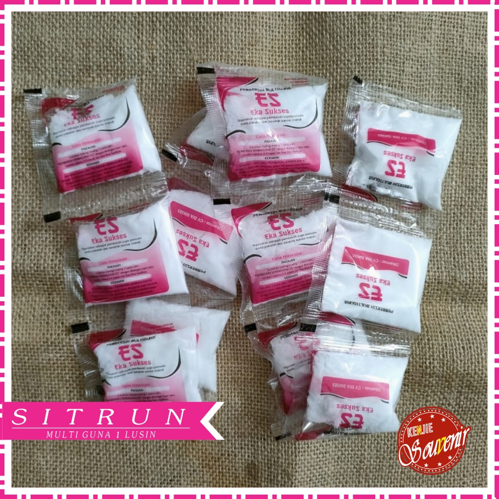 Jual Sitrun Pembersih Multiguna Sachet / Citrun Pembersih Kamar Mandi ...