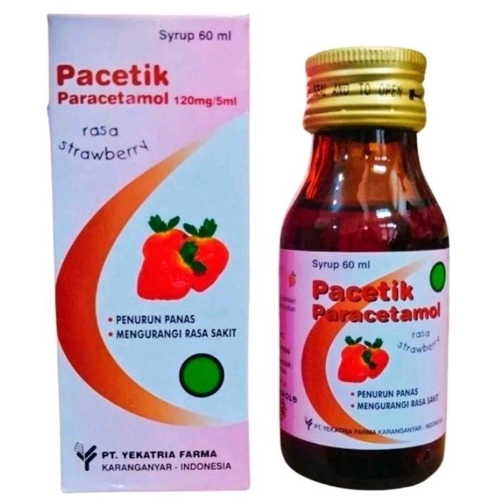 Jual PACETIK Syrup - Paracetamol 120mg /5ml (60ml) | Pamol 120mg /5ml ...