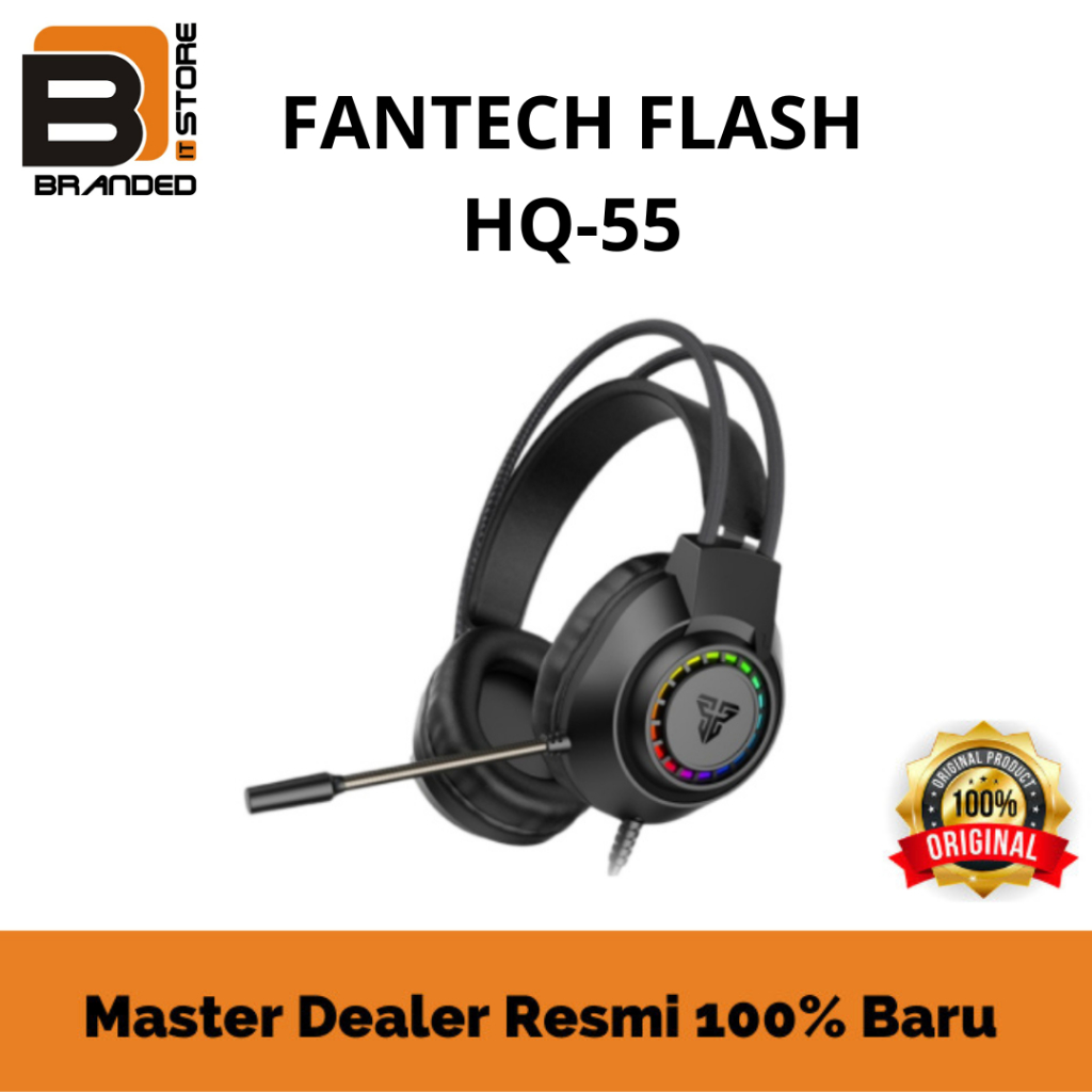Jual FANTECH HEADSET GAMING PORTAL HQ55 HQ-55 HQ 55 3.5mm Jack ORIGINAL ...