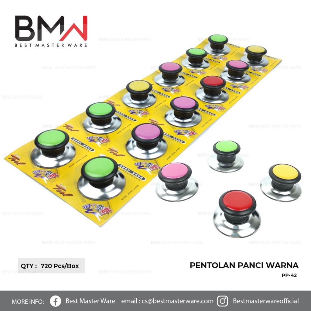 Jual Handle Panci Pentolan Pegangan Tutup Panci Bulat Knob Knop HITAM ...