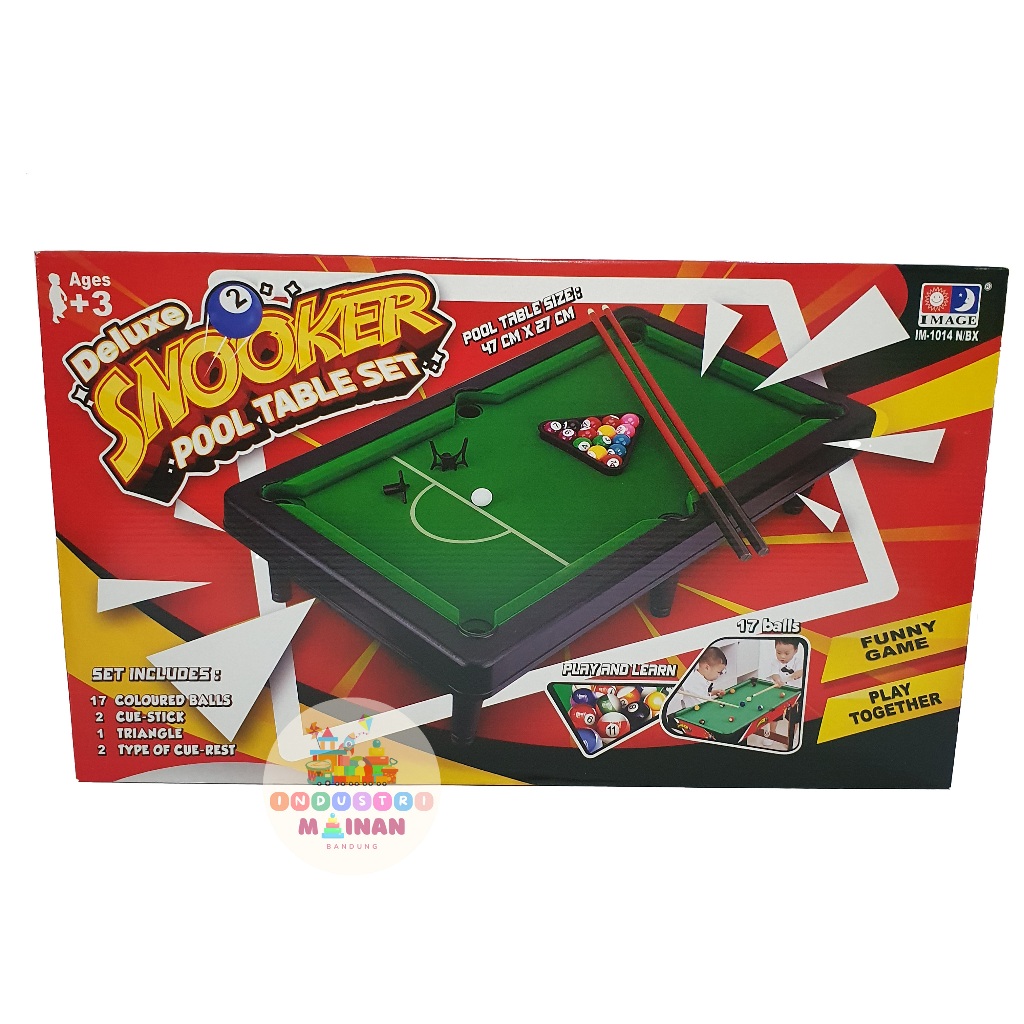 Jual Mainan Billiard Anak Meja Biliar Jumbo Portable Deluxe Snooker ...