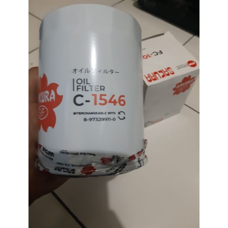 Jual Filter Oli Isuzu ELF NKR77/71 NLR/NHR55 Euro 2 Filter oli Sakura C ...