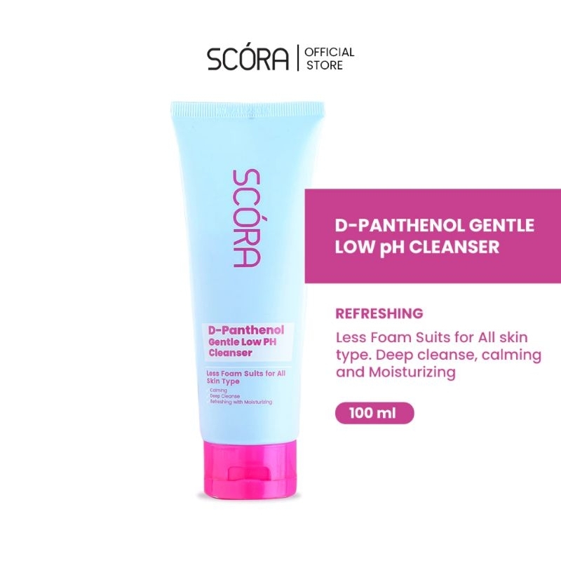Jual SCORA D-Panthenol Gentle Low pH Cleanser/ Scora Sabun Cuci Muka ...