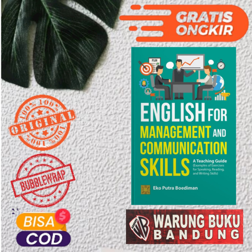 Jual BUKU ENGLISH FOR MANAGEMENT AND COMMUNICATION SKILLS A Teaching ...
