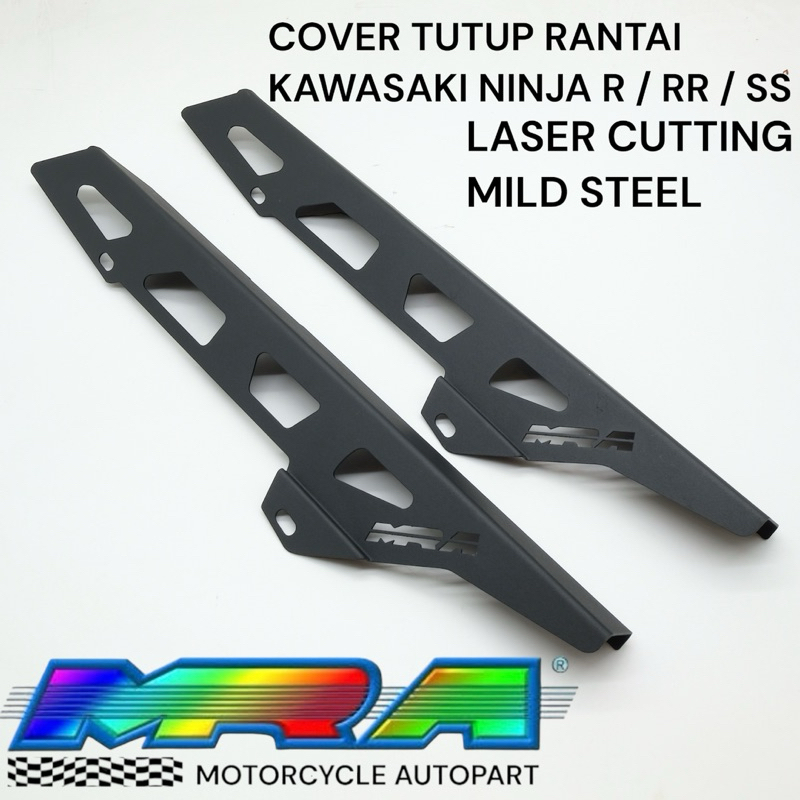 Jual COVER TUTUP RANTAI KAWASAKI NINJA R RR SS LASER CUTTING MILD STEEL ...