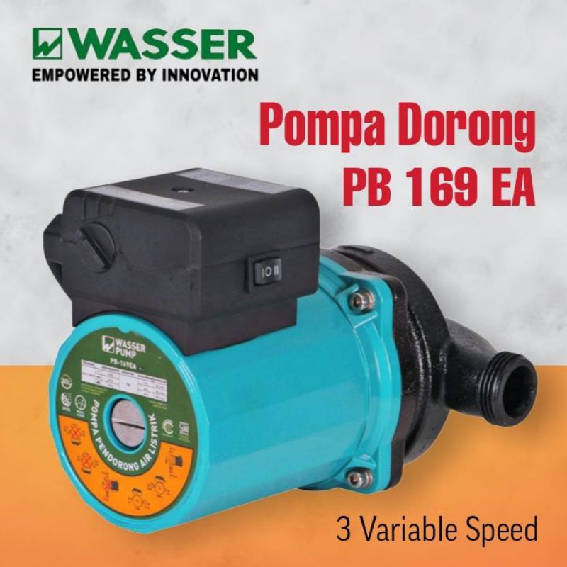 Jual Pompa Booster WASSER PB 169 EA Pompa Dorong 3 Speed | Shopee Indonesia