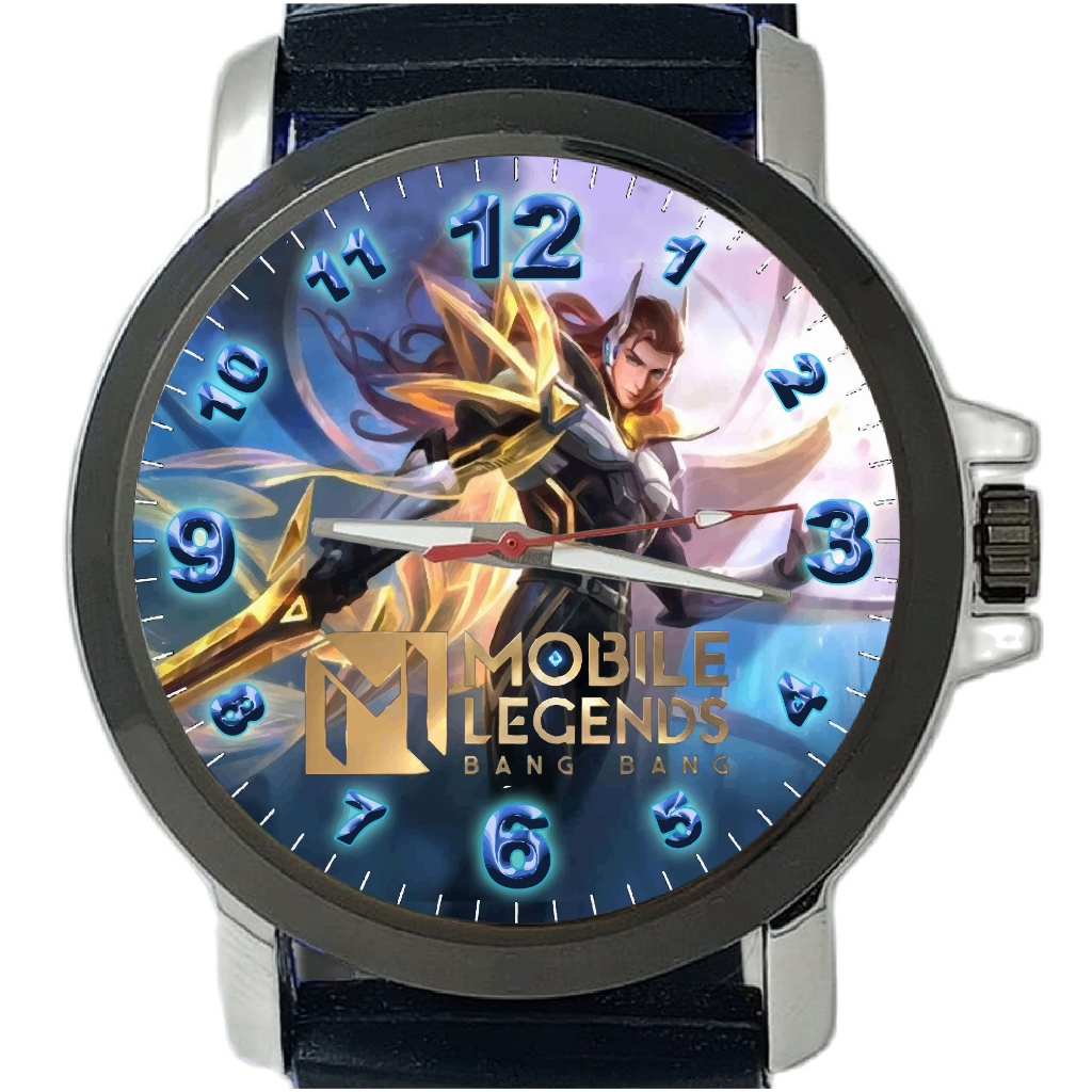 Jual Jam Tangan Anak MLBB Lancelot art 2 Analog strap rubber Custom ...