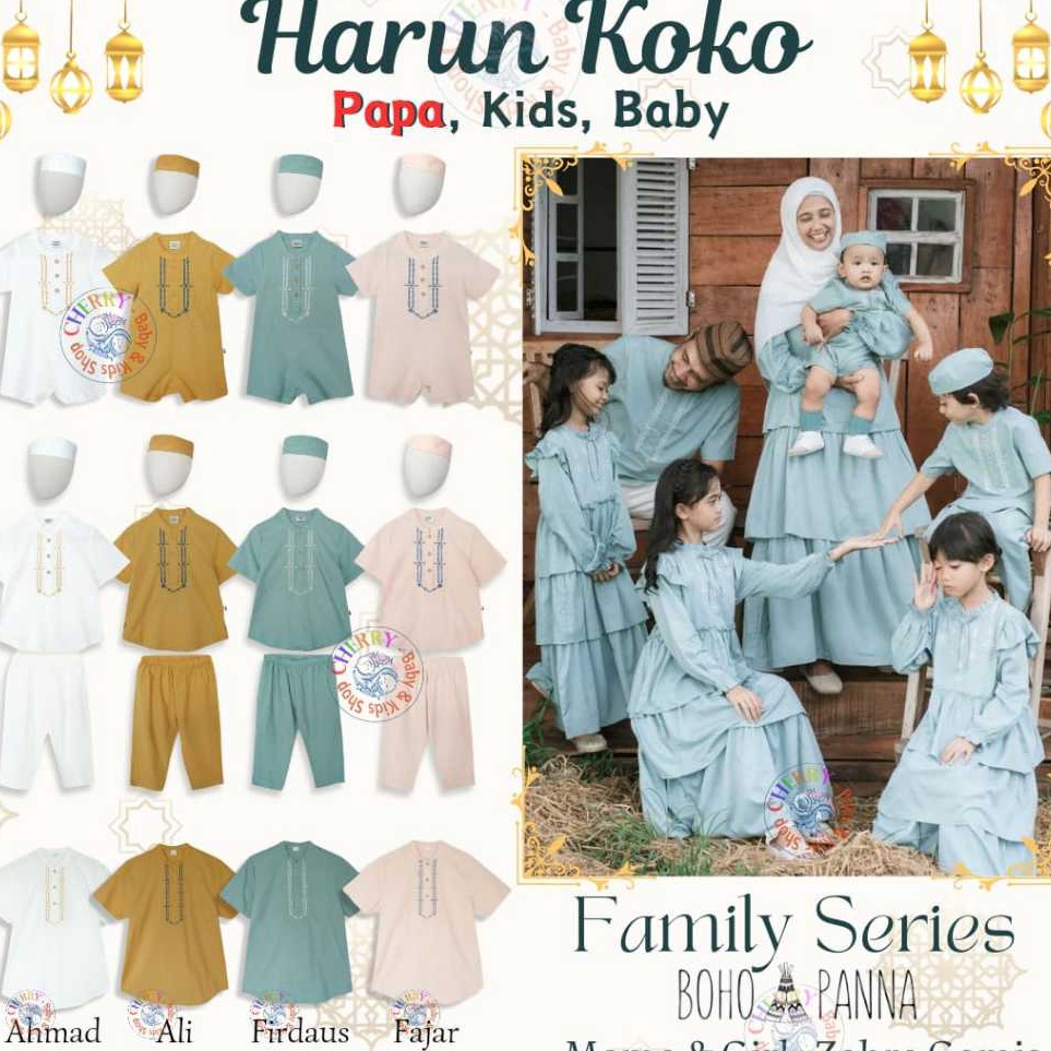 Jual KODE W3L3 Bohopanna Harun Koko Papa Set 11 Tahun Setelan Koko Peci Raya Pakaian Lebaran ...