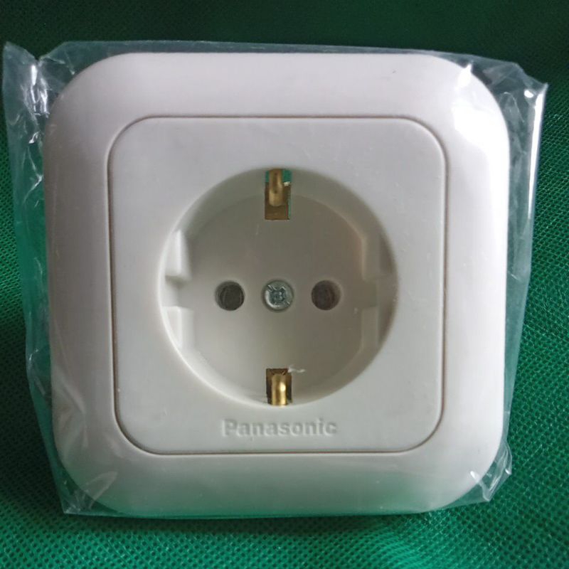Jual stop kontak Panasonic putih non cp WEJP 1131-7 | Shopee Indonesia