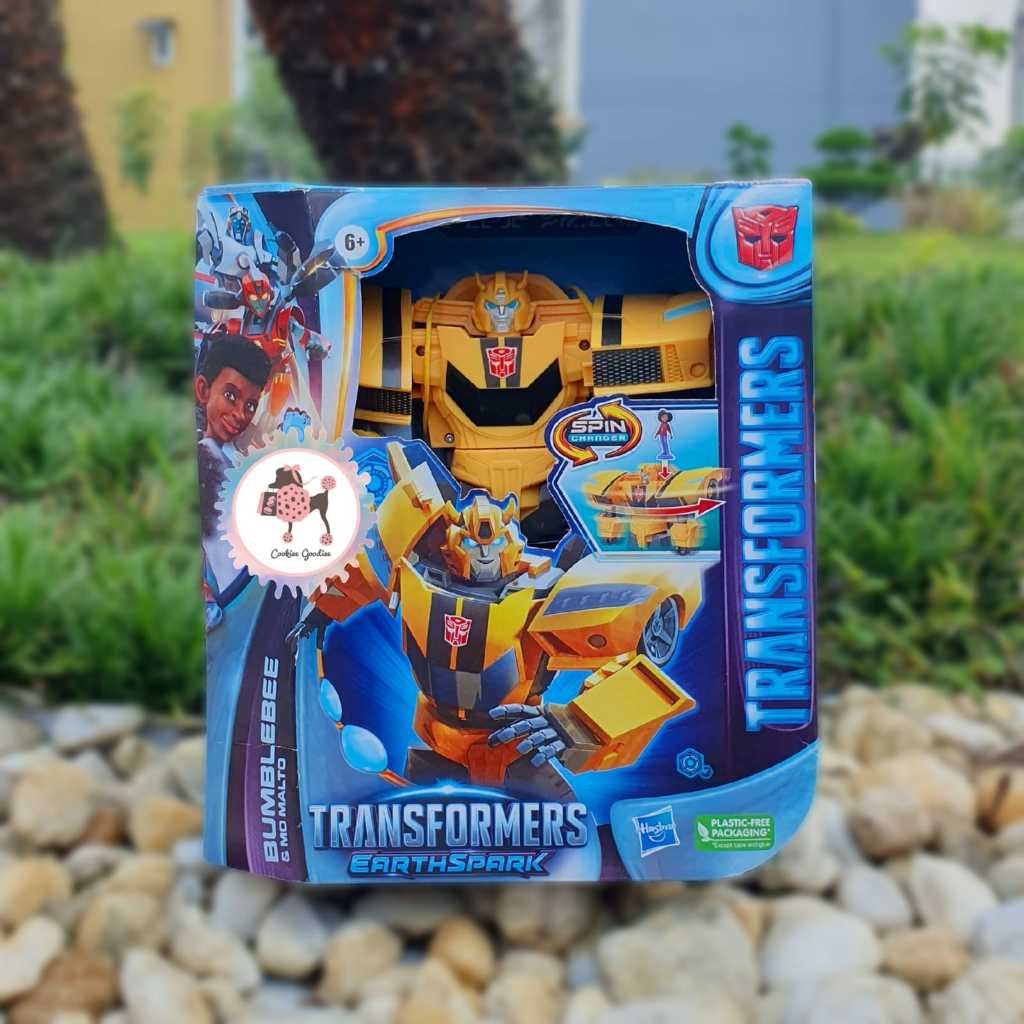 Jual Transformers EarthSpark Spin Changer Bumblebee and Mo Malto | Shopee Indonesia