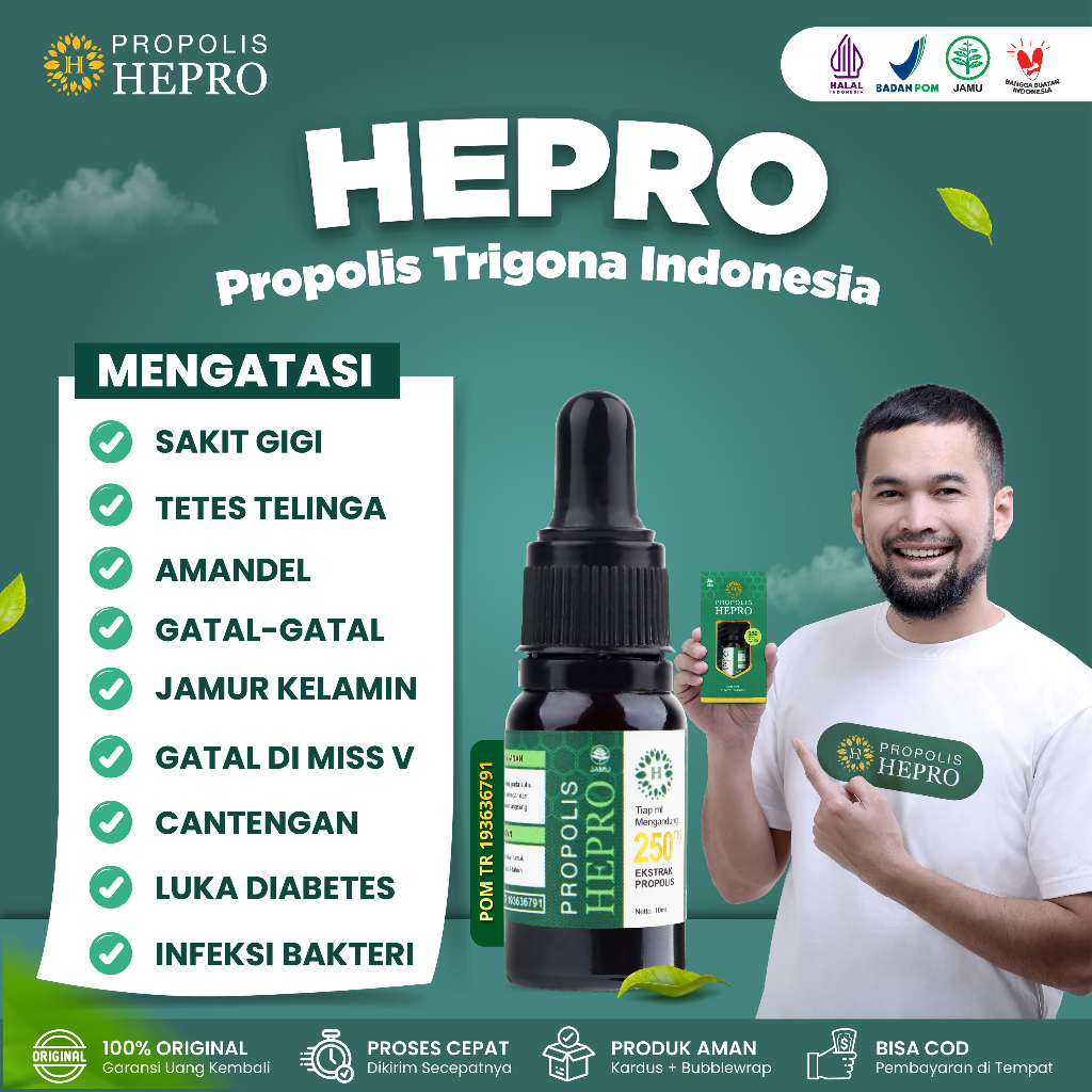 Jual Propolis Hepro Trigona Asli Indonesia Membantu mengobati TBC ...