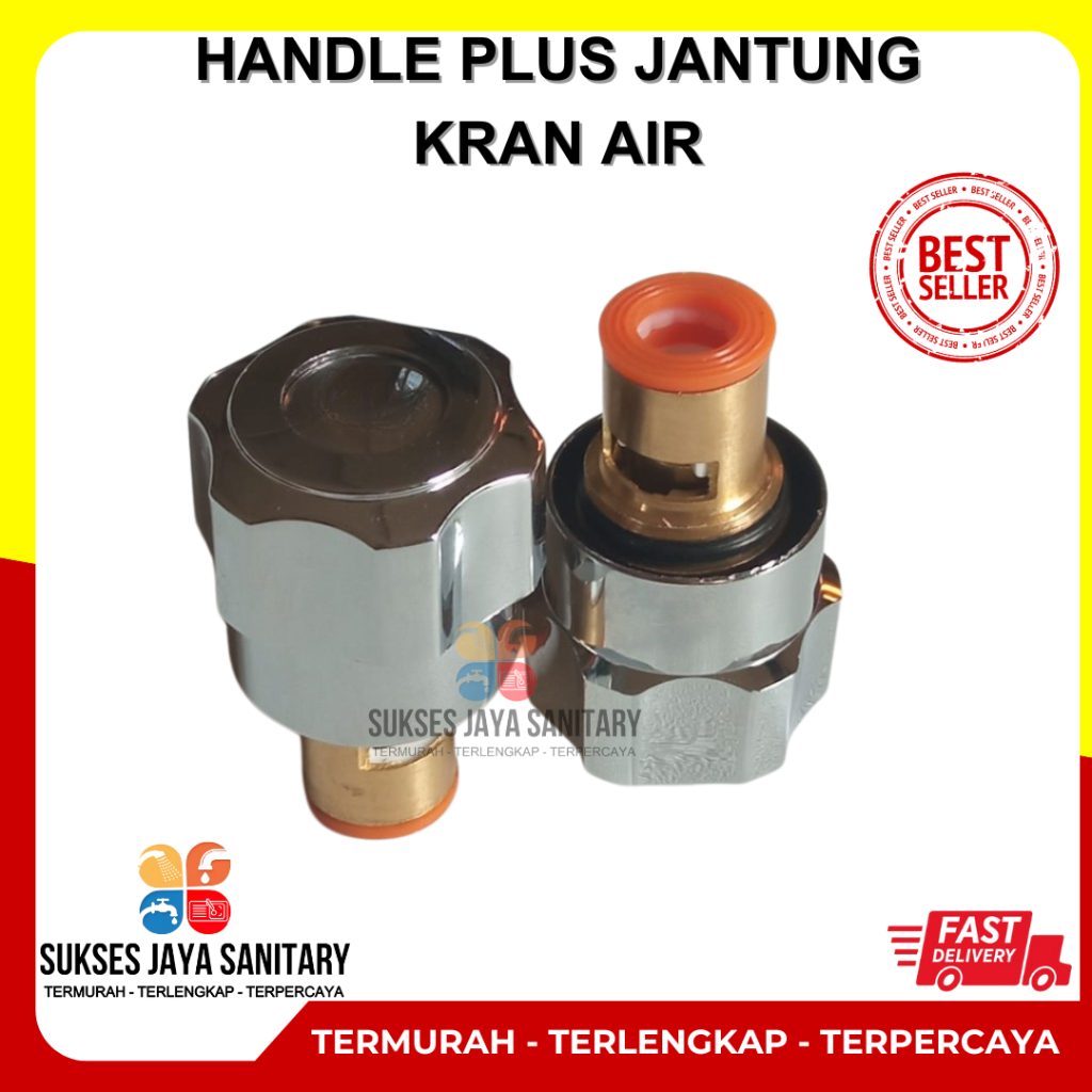 Jual Handle Plus Jantung Kran Air, Kran Cabang, Kran Angsa, Kran Flexible Mudah Di Pasang ...