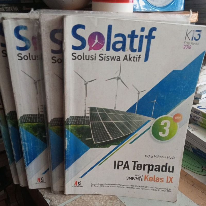 Jual BUKU SOLATIF IPA TERPADU UNTUK SMP KELAS IX/9 | Shopee Indonesia