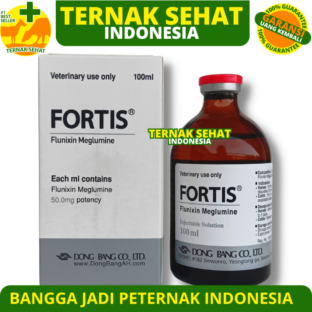 Jual FLUNIXIN FORTIS 100ML - Obat Analgesik Antipiretik dan Anti ...