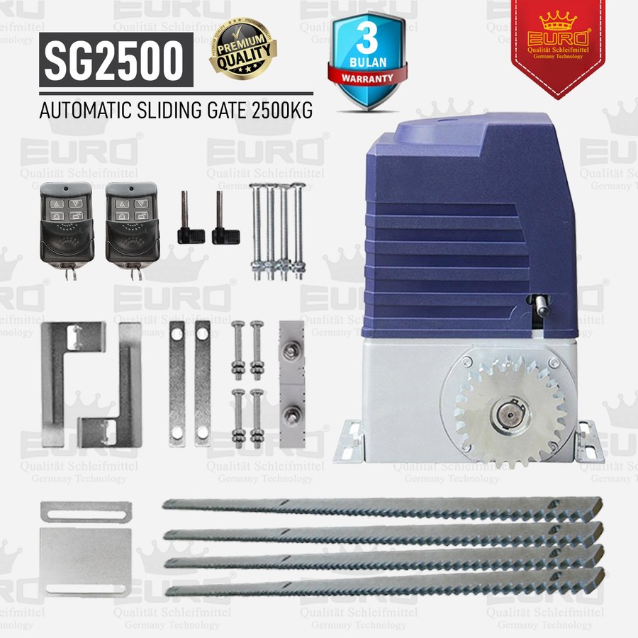 Jual EURO Automatic Sliding Gate 2500kg Mesin Pagar Sliding Otomatis ...