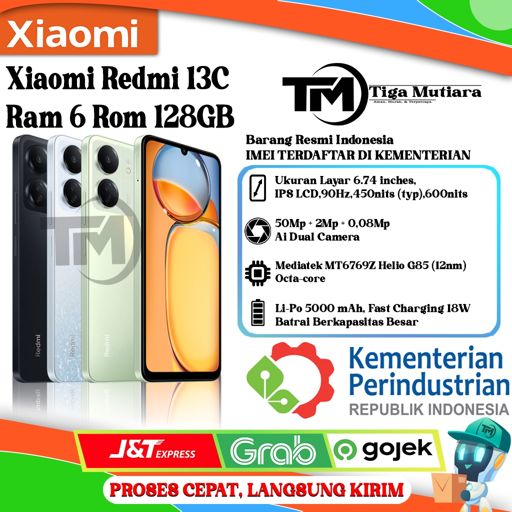 Jual Xiaomi Redmi 13C Ram 6/128GB | Ram 8/256GB | Shopee Indonesia
