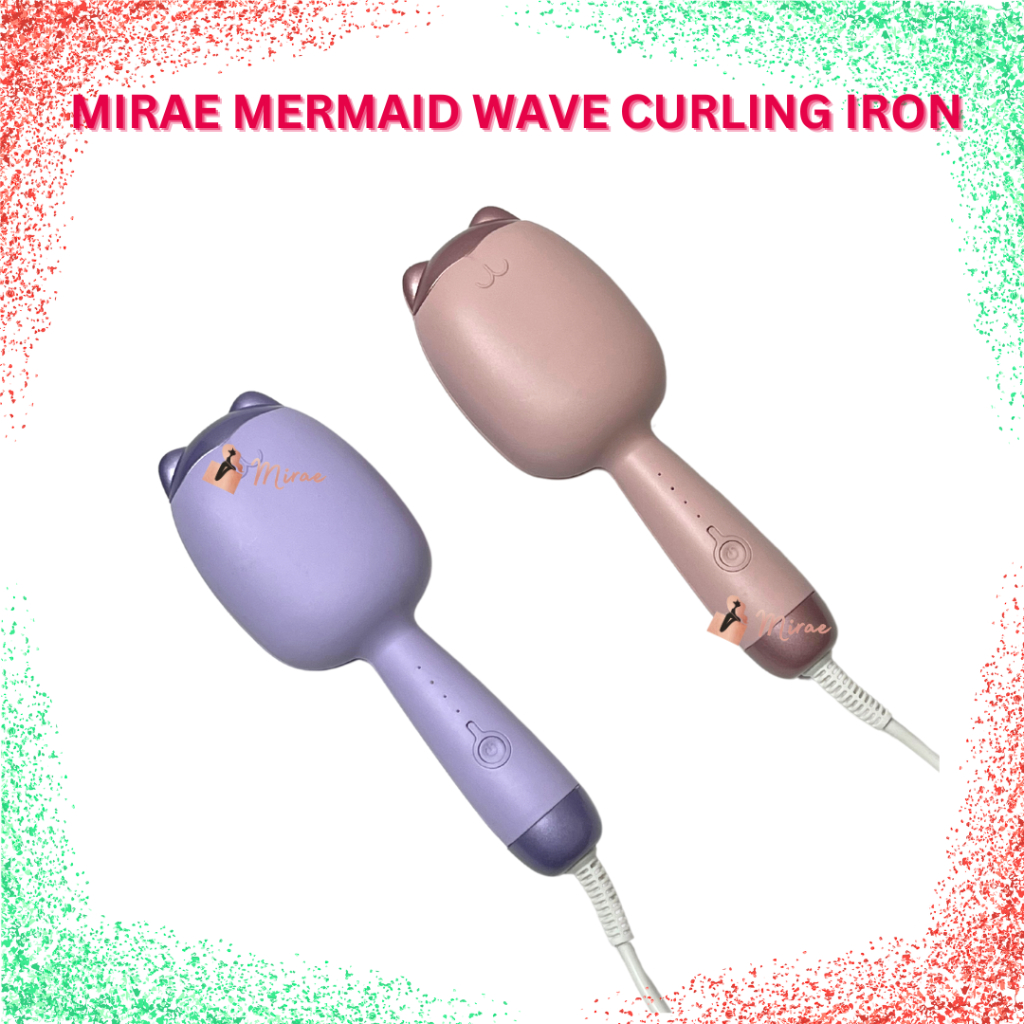 Jual MIRAE MERMAID WAVE CURLING IRON Catok Bentuk Kucing so cute and Girly Mirae catok | Shopee ...
