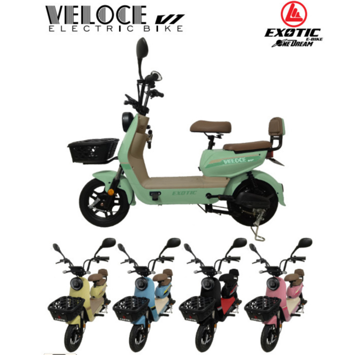 Jual SEPEDA LISTRIK E-BIKE EXOTIC VELOCE V1 TERBARU TERMURAH ORIGINAL ...