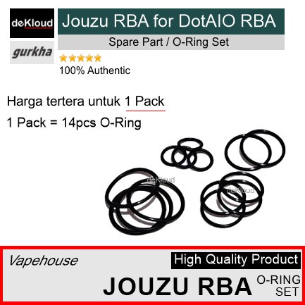 Jual O-Ring Set for JOUZU RBA | karet seal sil oring | Shopee Indonesia