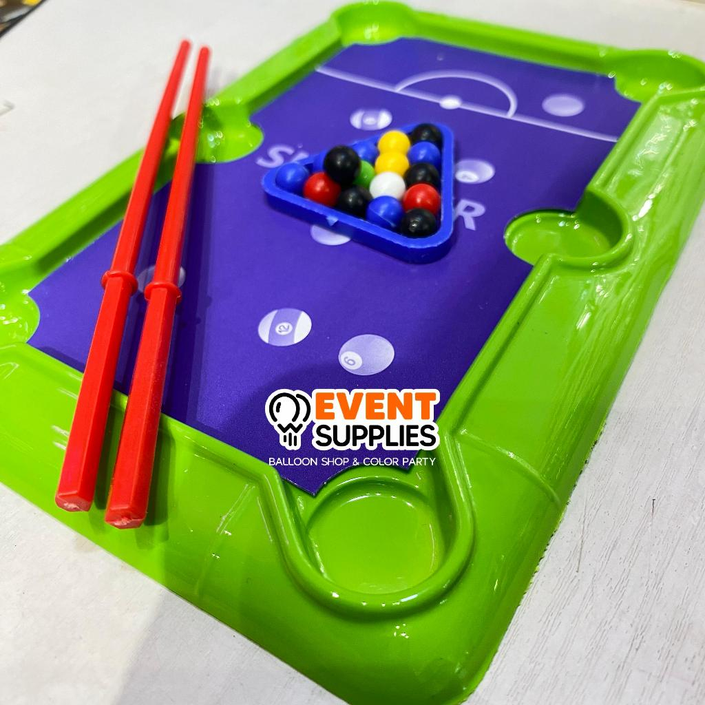 Jual Mainan Anak Billiard Set / Mainan Bola Sodok Billiard / Mainan ...