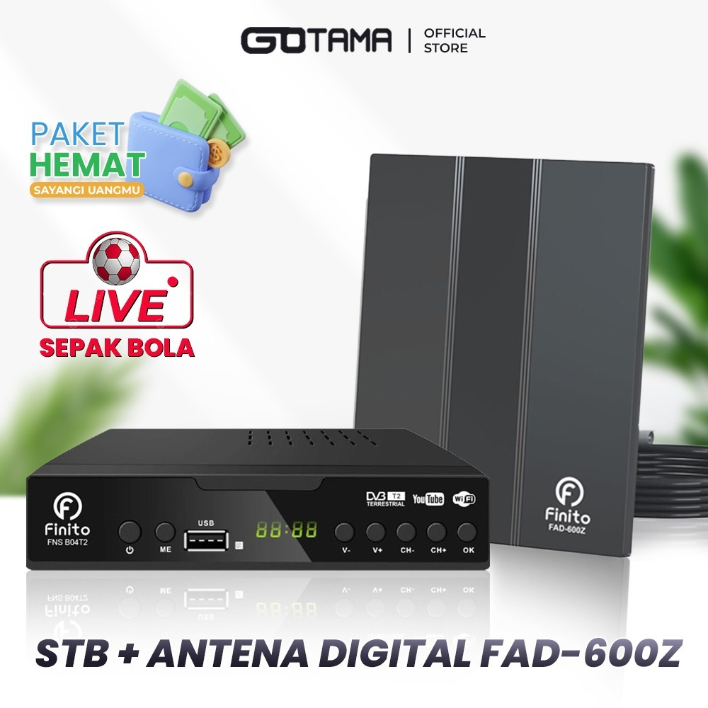 Jual Set Top Box Digital Finito Plat Besi Anti Panas Bisa Youtube Sudah ...