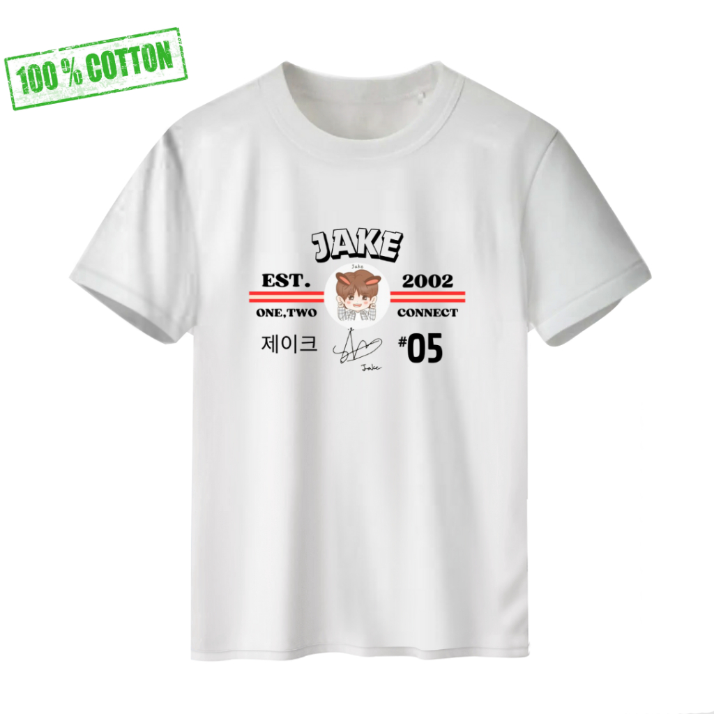 Jual kaos katun en jake connect korea baju distro sablon pakaian atasan ...