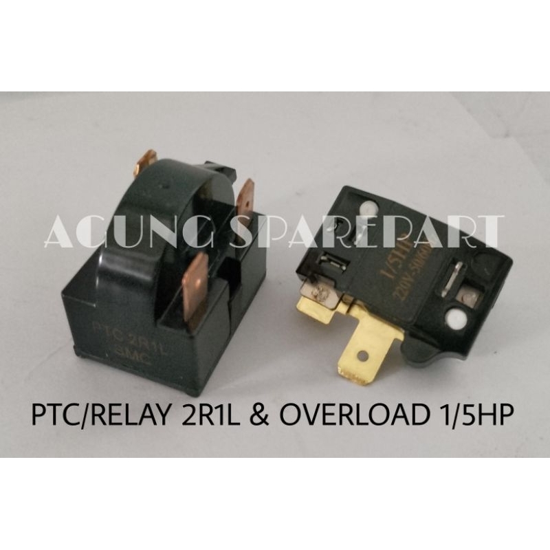Jual PTC/RELAY KULKAS & OVERLOAD 1/5 HP | HARGA 1 PAKET | Shopee Indonesia