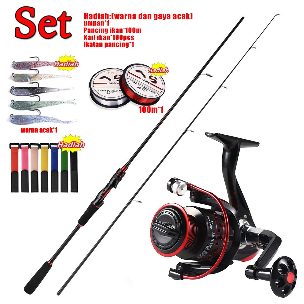 Jual Set Pancing 1.65M/1.8M Joran Pancing Dengan Bahan Serat Karbon Joran Pancing Carbon Pancing ...