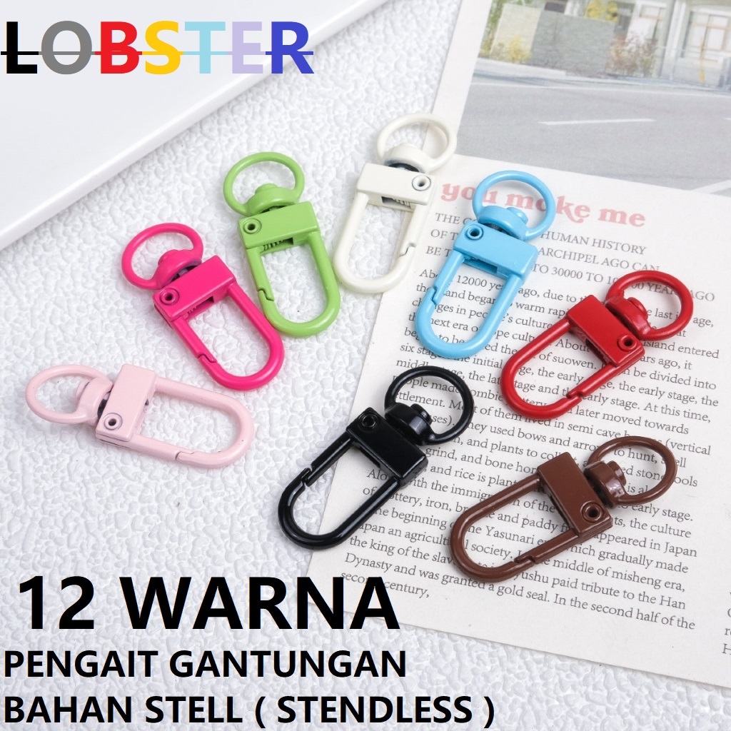Jual HOOK !! Kait KEY Gantungan Kunci Model UDANG LOBSTER Warna Pink ...