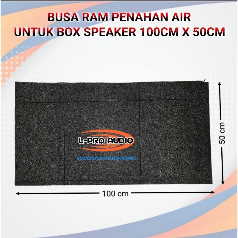 Jual Busa ram box speaker busa anti air 100cm x 50cm x 5mm | Shopee ...
