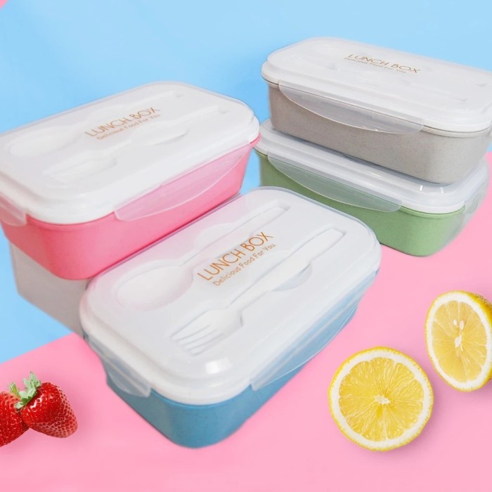 Jual Tempat Makan Imp 9030 Lb / Kotak Makan 2 Sekat - Lunch Box Set ...