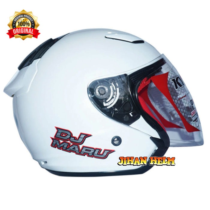 Jual Helm Half Face Dewasa KYT DJ MARU SOLID LIGHT PEACE (PINK) ORIGINAL TERMURAH | Shopee Indonesia