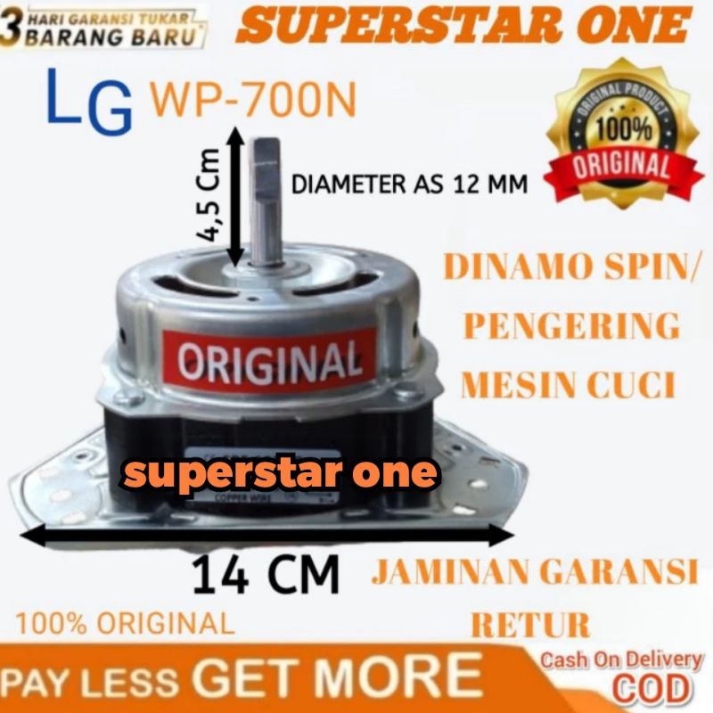 Jual Dinamo Spin/Pengering Mesin Cuci LG WP-700N asli original | Shopee Indonesia