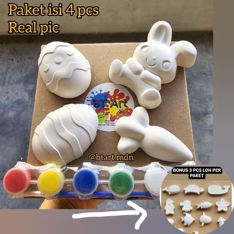 Jual GYPSUM PAINTING FOR KIDS - MELUKIS PATUNG - MEWARNAI PATUNG ...