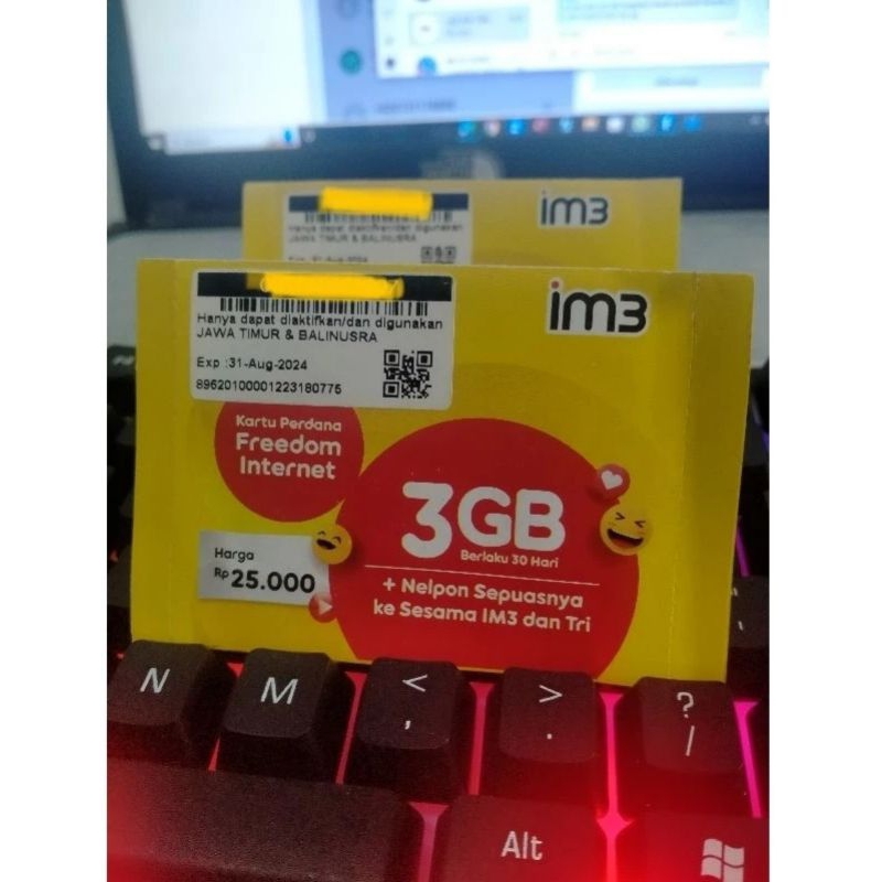 Jual perdana indosat im3 & Axis baca diskripsi | Shopee Indonesia