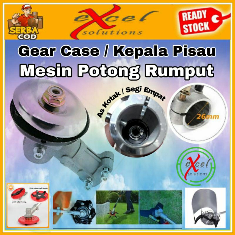 Jual gear case kepala pisau mesin potong rumput pisau matun tudung ...