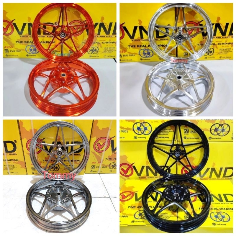 Jual Velg VND V SPEED V2 Mio Sporty Smile Soul GT j M3 Xeon Fino Gear ...