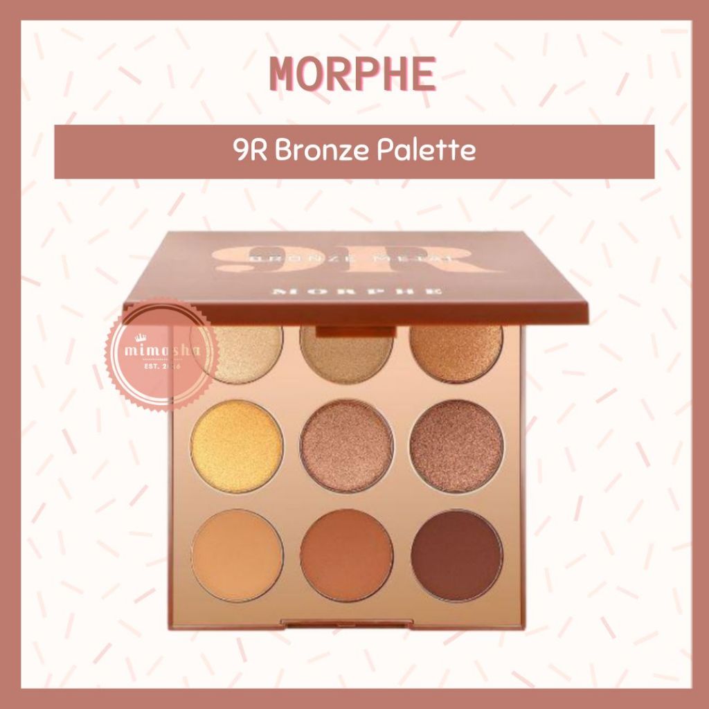 Jual Morphe Artistry Eyeshadow Palette 9 - 9R Bronze Metal | Shopee ...
