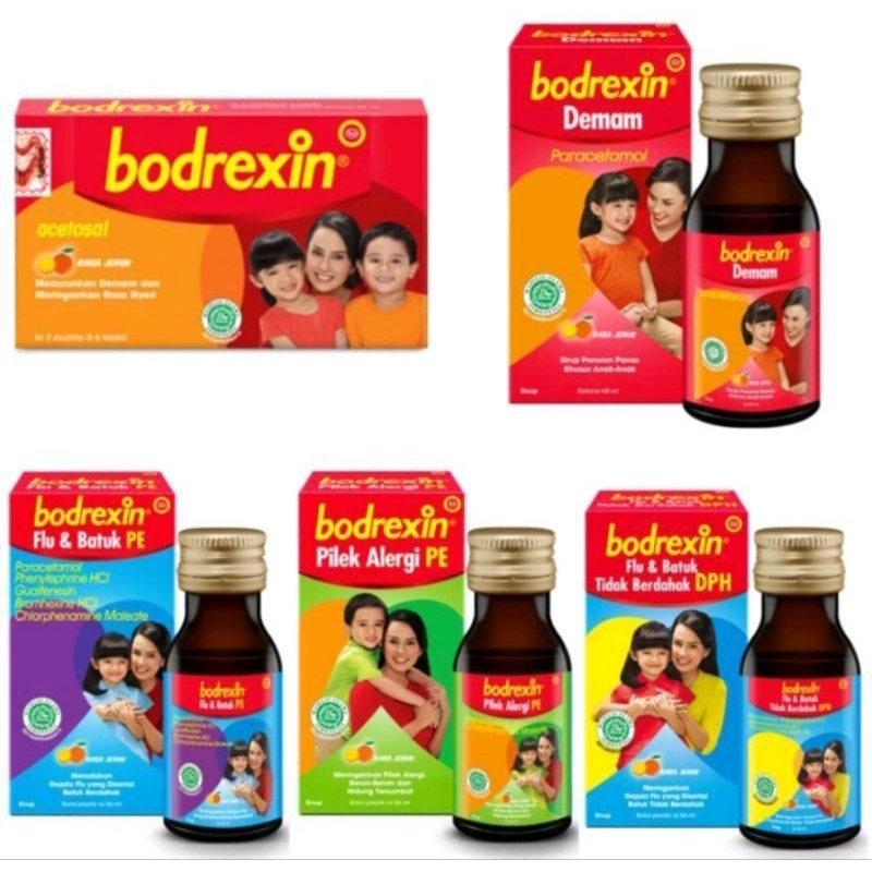 Jual BODREXIN obat Panas Demam meriang Batuk Pilek alergi sakit gigi ...