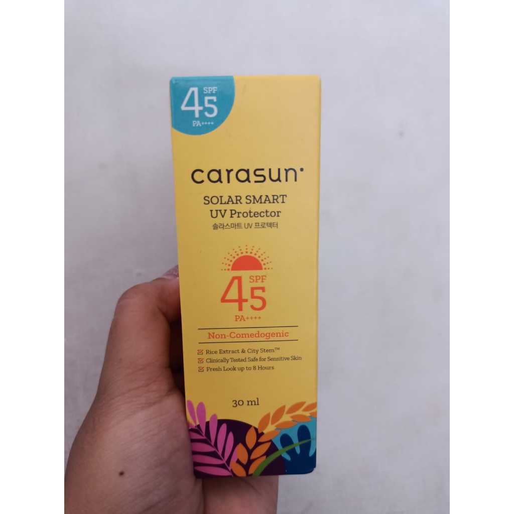 Jual CARASUN SOLAR SMART UV PROTECTOR SPF 45++++ - 30 ML | Shopee Indonesia