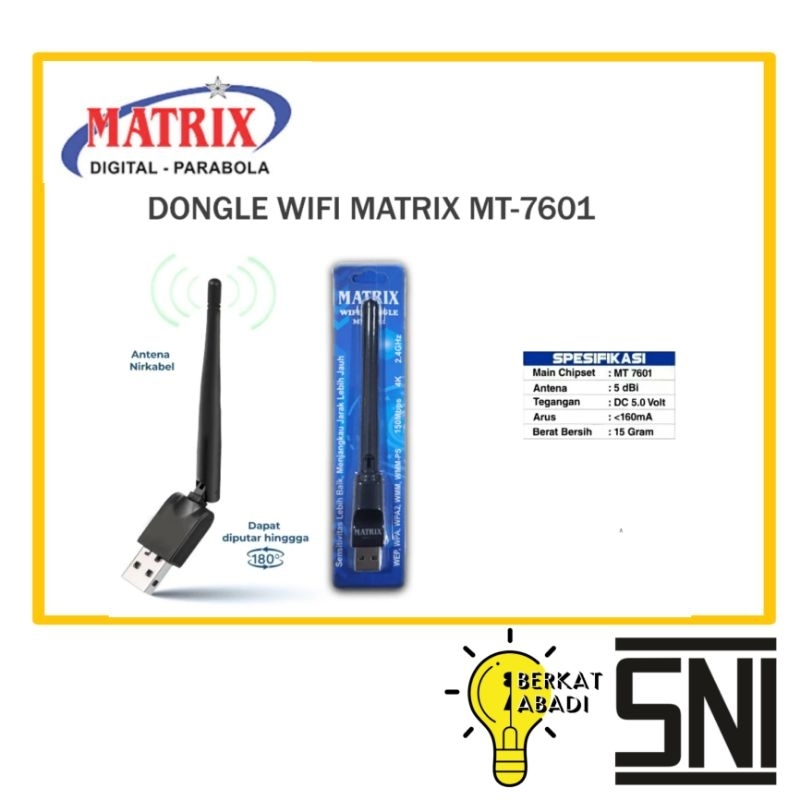Jual Matrix Dongle Wifi MT 7601 | Shopee Indonesia
