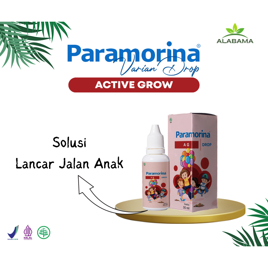 Jual PARAMORINA DROP Activegrow Vitamin Lancar Jalan, Menguatkan Tulang ...